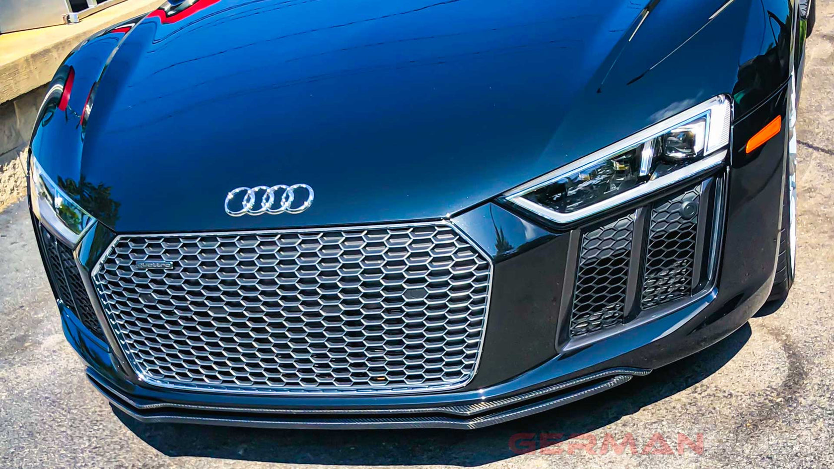 Dual Factory Front Splitter in Carbon Fiber for the Audi R8 4S – German ...